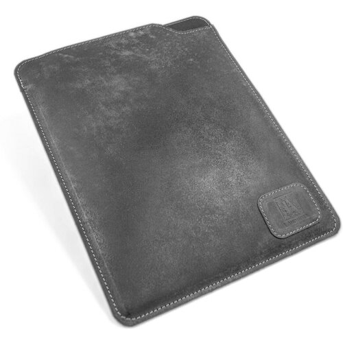 Кожаный чехол для iPad 12.9 Pro или ультрабука 13" - Размерами до 290 х 215 мм. Newkee Coal 12.9 (Apple iPad 12.9 Pro), черный