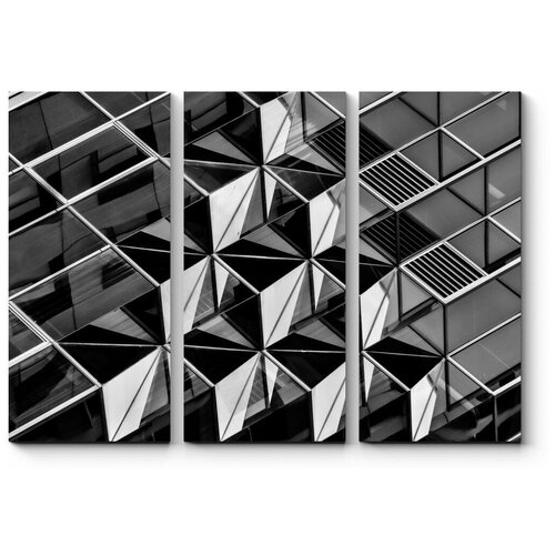 Модульная картина Геометрия архитектуры 160x115