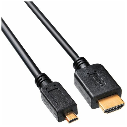 Кабель HDMI - microHDMI 3.0м Buro MICROHDMI-HDMI-3 черный