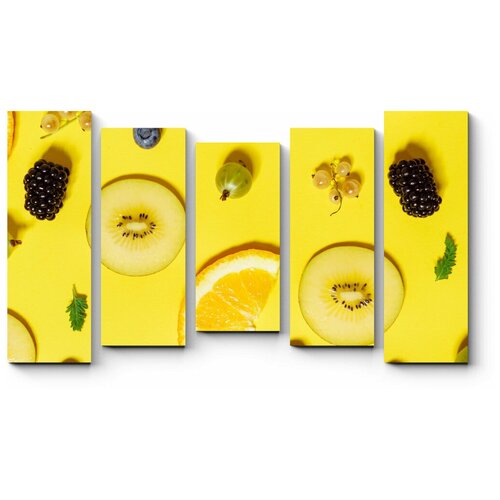 Модульная картина Солнечные фрукты 150x90