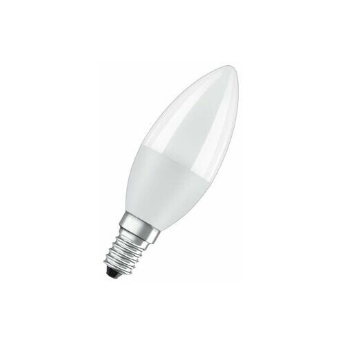 Лампа светодиодная LED 7 Вт E14 3000К 560Лм свеча 220 В (замена 60Вт) OSRAM | код 4058075578883 | LEDVANCE (3шт. в упак.)