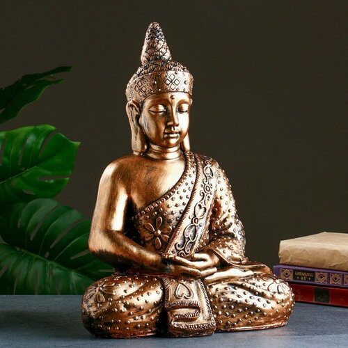 Хорошие сувениры Фигура "Будда" бронза, 46х35х20см