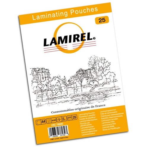 Пленка для ламинирования Lamirel LA-78800 (А4, 75мкм, 25 шт.)