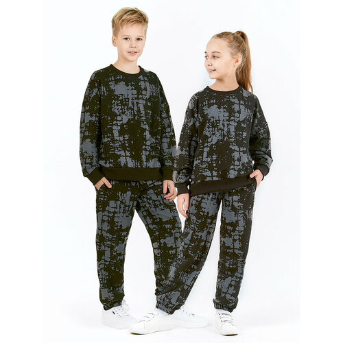 Комплект одежды KETMIN, размер 140, черный, серый