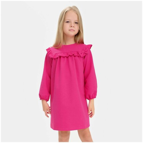 Школьное платье Kaftan, размер 34, фуксия, розовый