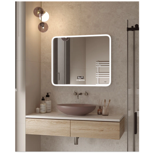 Зеркало для ванной с LED подсветкой, сенсором, музыкальным блоком (BT, FM), подогревом Reflection Party 900х700 RF4717PT