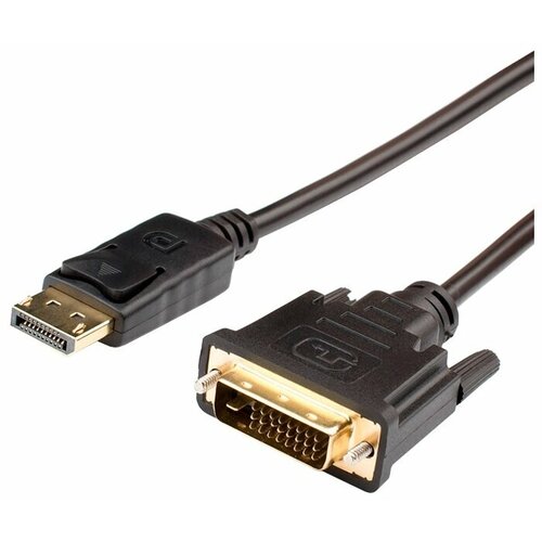Кабель-переходник Atcom Кабель-переходник DisplayPort<->DVI-D Dual Link Atcom AT9504, черный (1.8м) (ret)