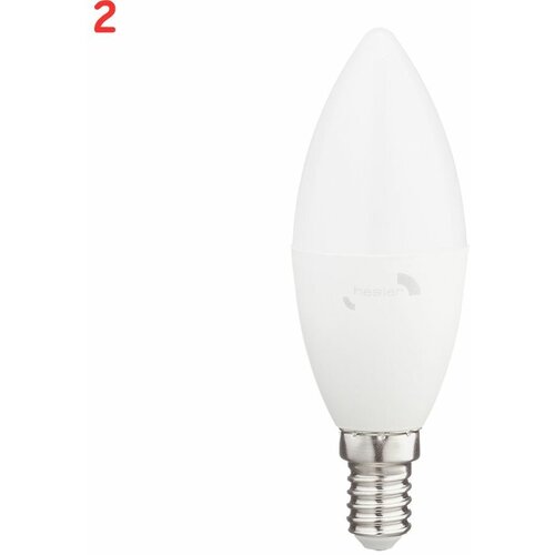 Лампа светодиодная E14 8 Вт 4000К свеча C37 230 В (2 шт.)