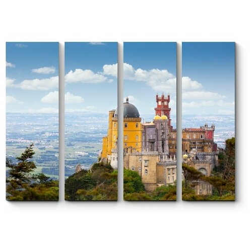 Модульная картина Дворец Пена в Португалии90x68