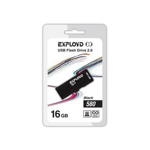 Флешка Exployd 16GB-580 черный 16 Гб Black