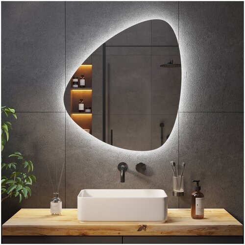 Зеркало с подсветкой Mideon - Stone-7 60x67 см