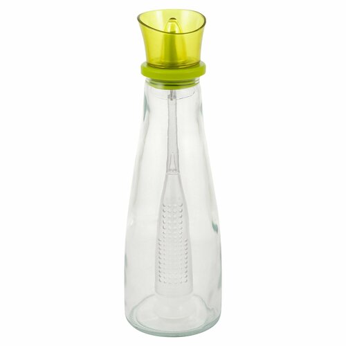 Емкость для масла, стекло - 500 мл / Бутылка для масла и соуса с фильтром для трав и пряностей