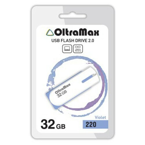 USB Flash Drive 32Gb - OltraMax 220 OM-32GB-220-Violet