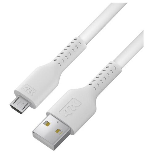 Кабель 4PH USB - micro USB, 2А, 0.5м, белый