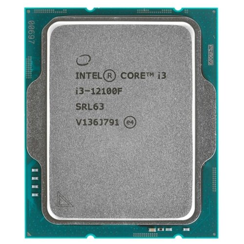 Процессор Intel Core i3-12100F LGA1700,  4 x 3300 МГц, OEM