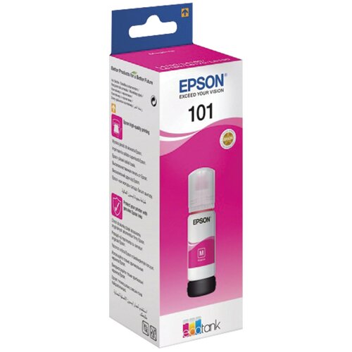 Картриджи для струйной техники EPSON Чернила EPSON 101 (T03V34) для СНПЧ L4150/ L4160/ L6160/ L6170/ L6190, пурпурные, оригинальные, C13T03V34A