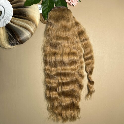 Шиньон-хвост классический из славянских волос Belli Capelli 50см №10
