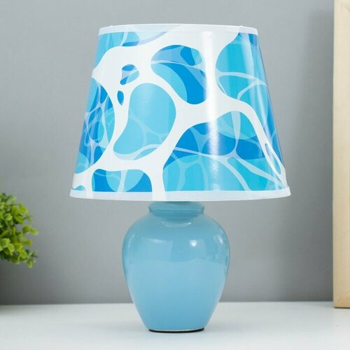Настольная лампа "Морская волна" Е14 15Вт голубой RISALUX