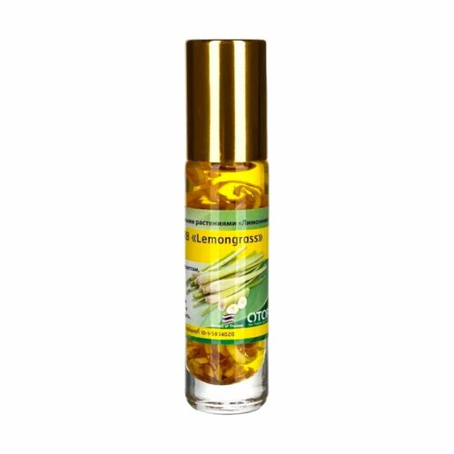 Banna Тайский жидкий бальзам ингалятор от простуды и головной боли Лемонграсс / Эфирное масло 10 мл