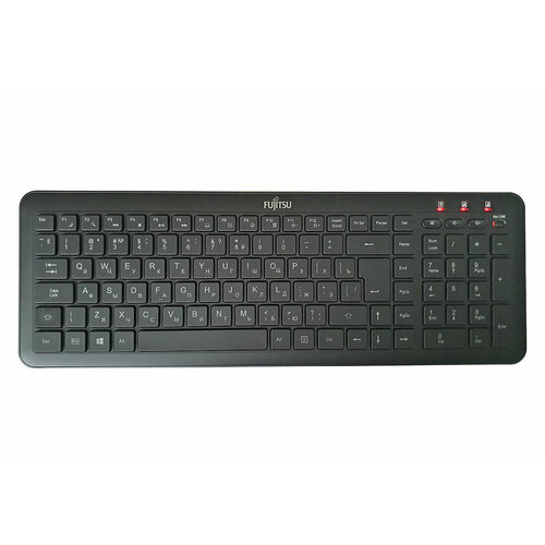Клавиатура Fujitsu Keyboard KB915 Backlight USB Black RU/US