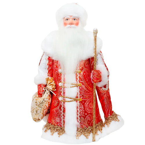 Новогодняя кукла под ёлку "Дед Мороз", 32см.
