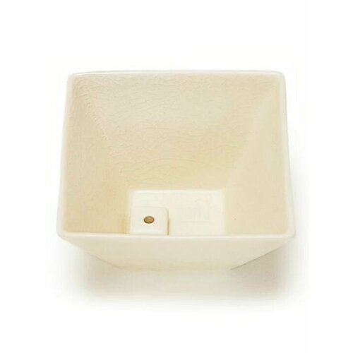 Подставка для благовоний Nippon Kodo керамическая пиала с маленькой подставкой бежевая (Yukari bowl white)