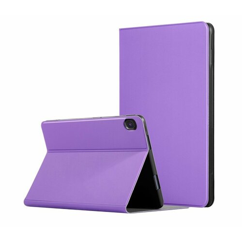 Защитный чехол-книжка из качественной импортной кожи с мультиподставкой для Samsung Galaxy Tab A8 10.5 2021 (X200N/X205/SM-X200) фиолетовый