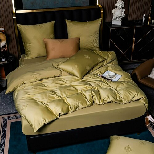 Комплект постельного белья 2 спальный Сатин Жаккард GC010, 70х70