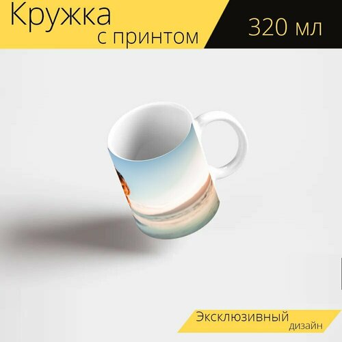 Кружка с рисунком, принтом "Собака, животное, домашний питомец" 320 мл.
