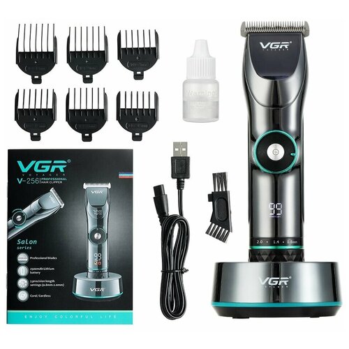 Профессиональная машинка для стрижки волос, бороды и усов VGR V0256