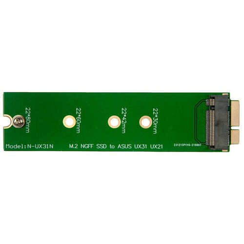 Адаптер-переходник для установки SSD M.2 SATA в разъем на Asus UX21/UX31 ZenBook / NFHK N-UX31N