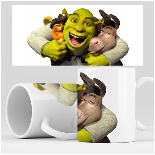 Кружка RocketCup с принтом "Шрек" Shrek