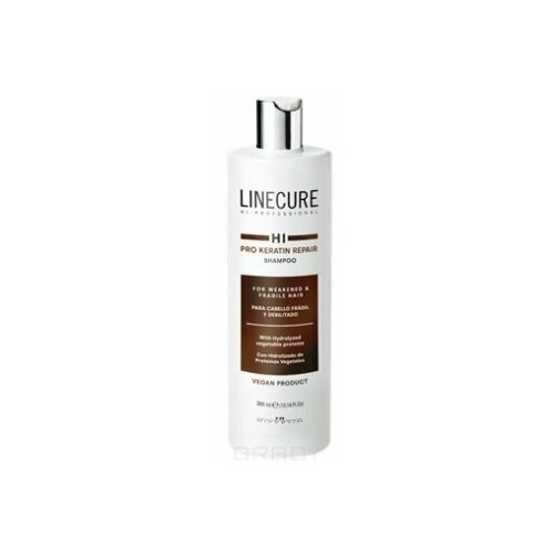 HIPERTIN шампунь восстанавливающий LINECURE VEGAN PRO KERATIN REPAIR, 1 л