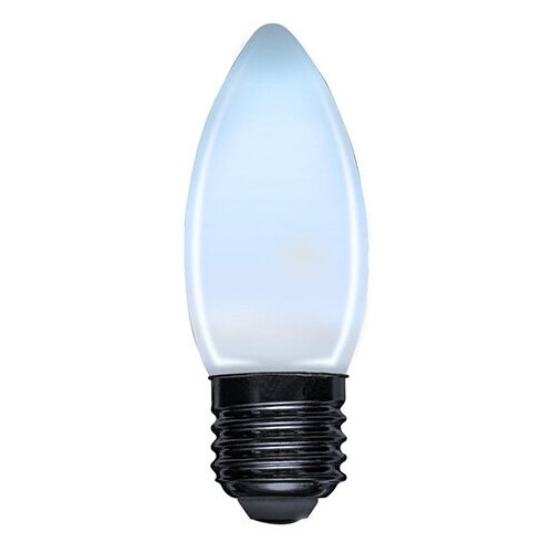 Лампа филаментная Свеча CN35 9,5Вт 915Лм 4000K E27 матовая колба REXANT 604-098 (10 шт)