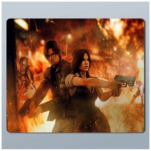 Коврик для мыши с принтом игры Resident Evil 6 - 834