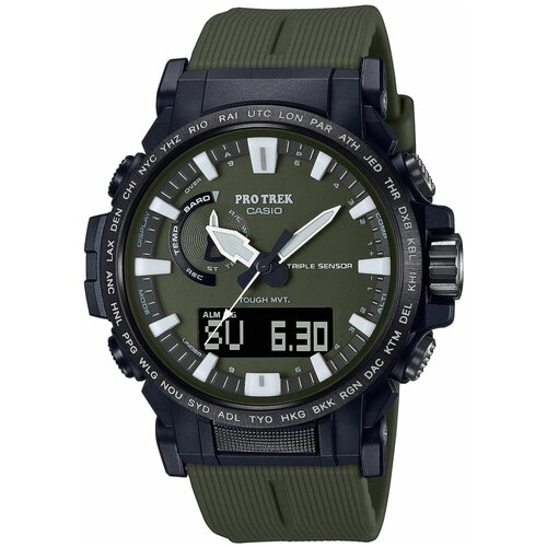 Наручные часы CASIO Pro Trek, зеленый