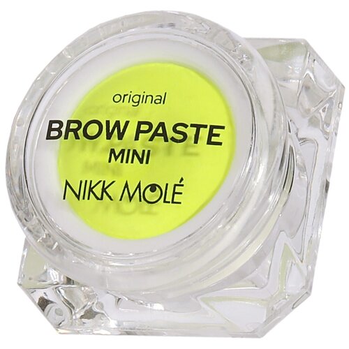 Nikk Mole Паста для бровей Mini, лайм неон, 6 мл, 10 г
