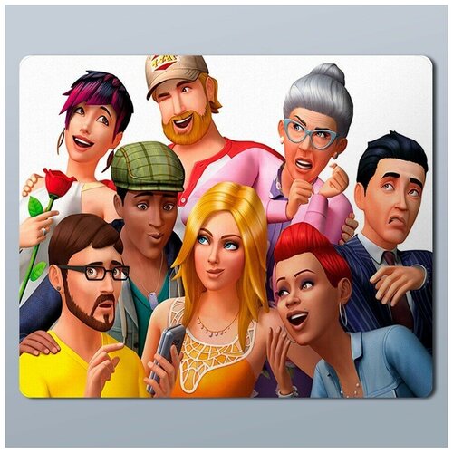 Коврик для мыши с принтом игры The Sims 4 - 763
