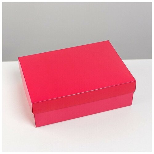 Коробка подарочная складная, упаковка, «Фуксия», 21 х 15 х 7 см