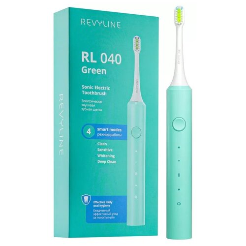  звуковая зубная щетка Revyline RL 040 2022, зеленый