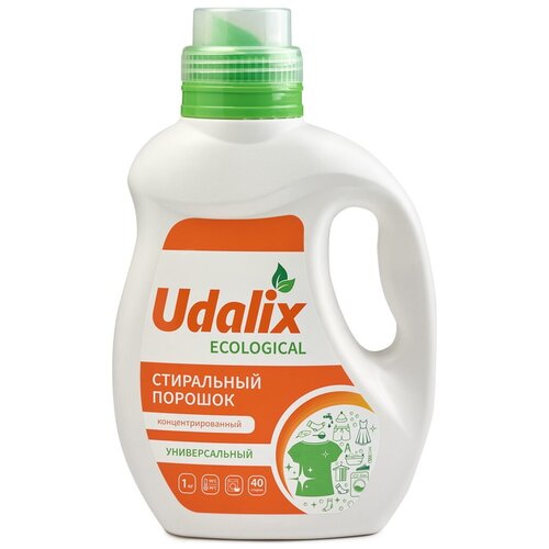 Udalix, Экологичный универсальный гипоаллергенный стиральный порошок, 1000 гр
