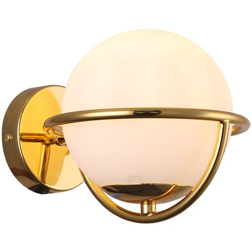 Настенный светильник Moderli V2901-1W Diana 1*E14*5W окрашенное золото, белый