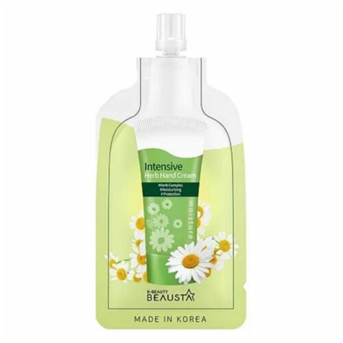 Крем для рук с экстрактами трав BEAUSTA Intensive Herb Hand Cream, 20 мл