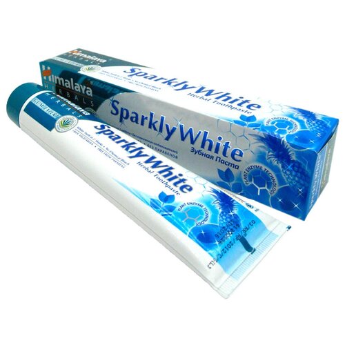 Отбеливающая зубная паста (Sparkly white toothpaste) Himalaya | Хималая 75мл