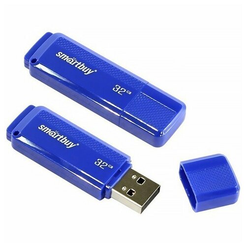 Память Smart Buy "Dock" 32GB, USB 2.0 Flash Drive, синий