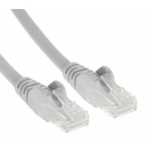 Патч-корд Lanmaster LAN-PC45/U6-1.5-GY UTP вилка RJ-45-вилка RJ-45 кат.6 1.5м серый LSZH