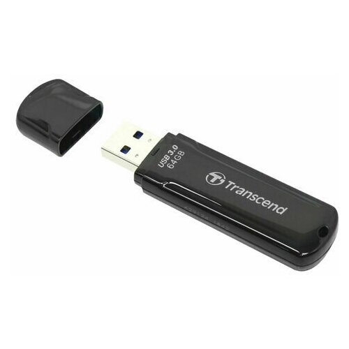 Флеш-диск 64 GB TRANSCEND Jetflash 700 USB 3.0, комплект 3 шт, черный, TS64GJF700