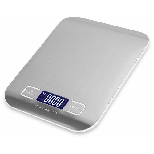 Электронные кухонные весы от 1 г до 5 кг, точные весы для кухни с тарокомпенсацией, сталь