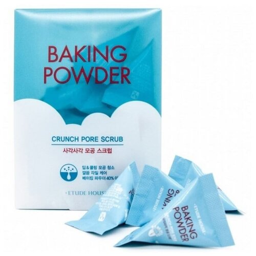 Etude House Набор скрабов для очищения кожи лица с содой Baking Powder Crunch Pore Scrub, 24шт