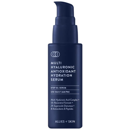 Allies of Skin Multi Мультигиалуроновая антиоксидантная сыворотка Hyaluronic Antioxidant Hydration Serum 30 мл